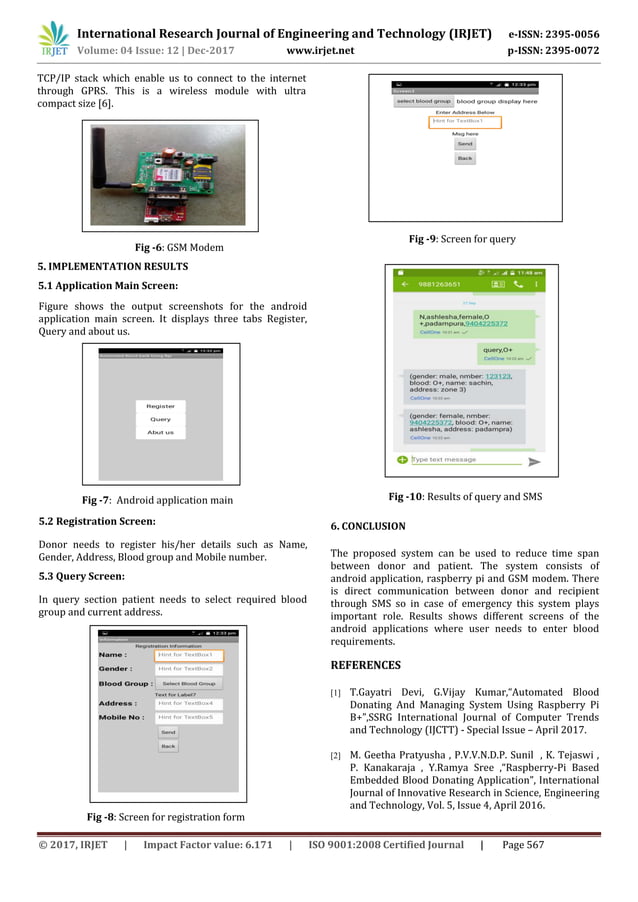 Automated Blood Bank System using Raspberry Pi | PDF | Operating ...