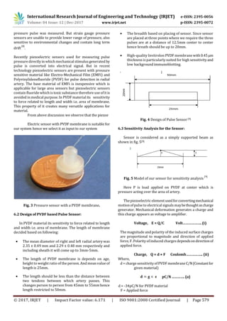 Design of Radial Pulse Detector | PDF