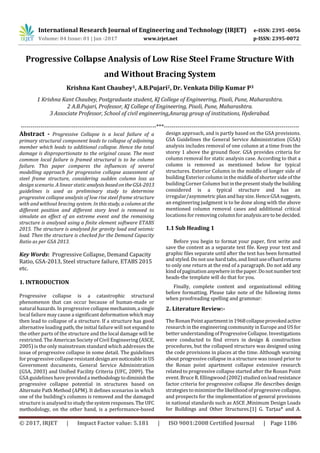 Progressive Collapse Analysis of Low Rise Steel Frame Structure With and Without Bracing System ...
