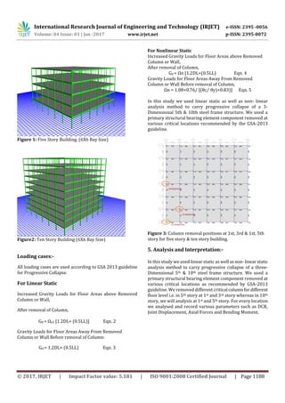 Progressive Collapse Analysis of Low Rise Steel Frame Structure With and Without Bracing System ...