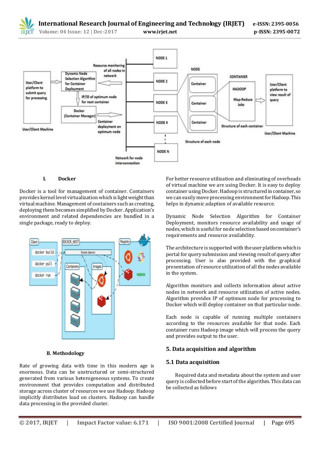 Dynamic Resource Allocation Algorithm Using Containers