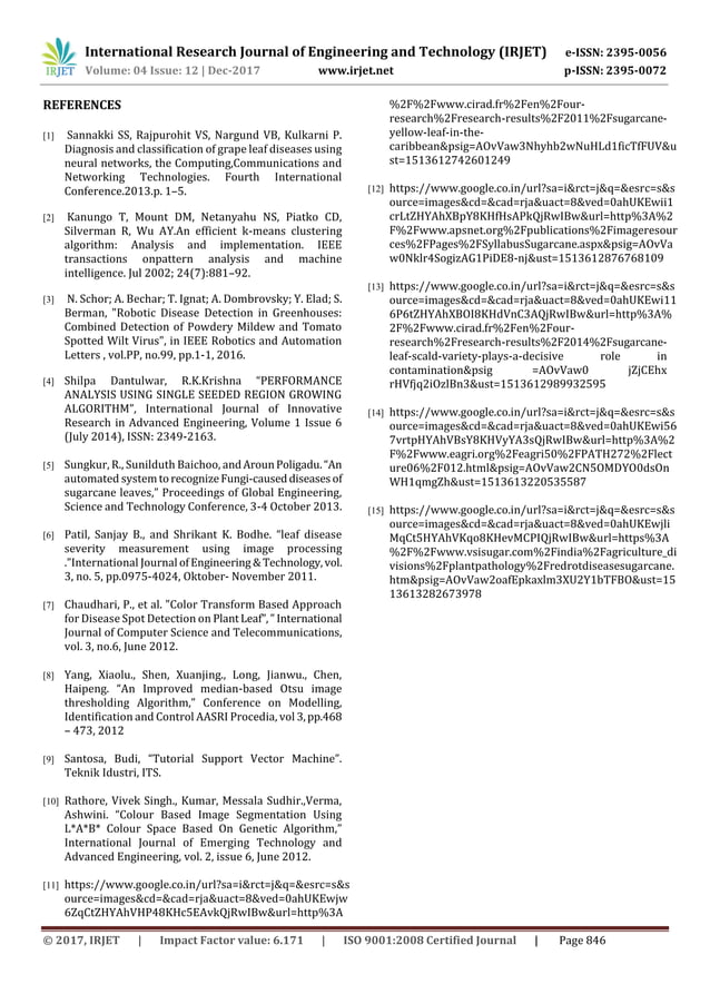 A Novel Machine Learning Based Approach For Detection And Classification Of Sugarcane Plant