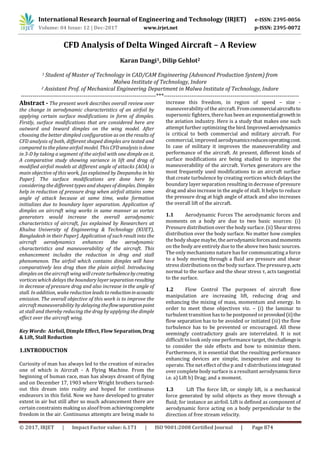 CFD Analysis of Delta Winged Aircraft – A Review | PDF | Aviation ...