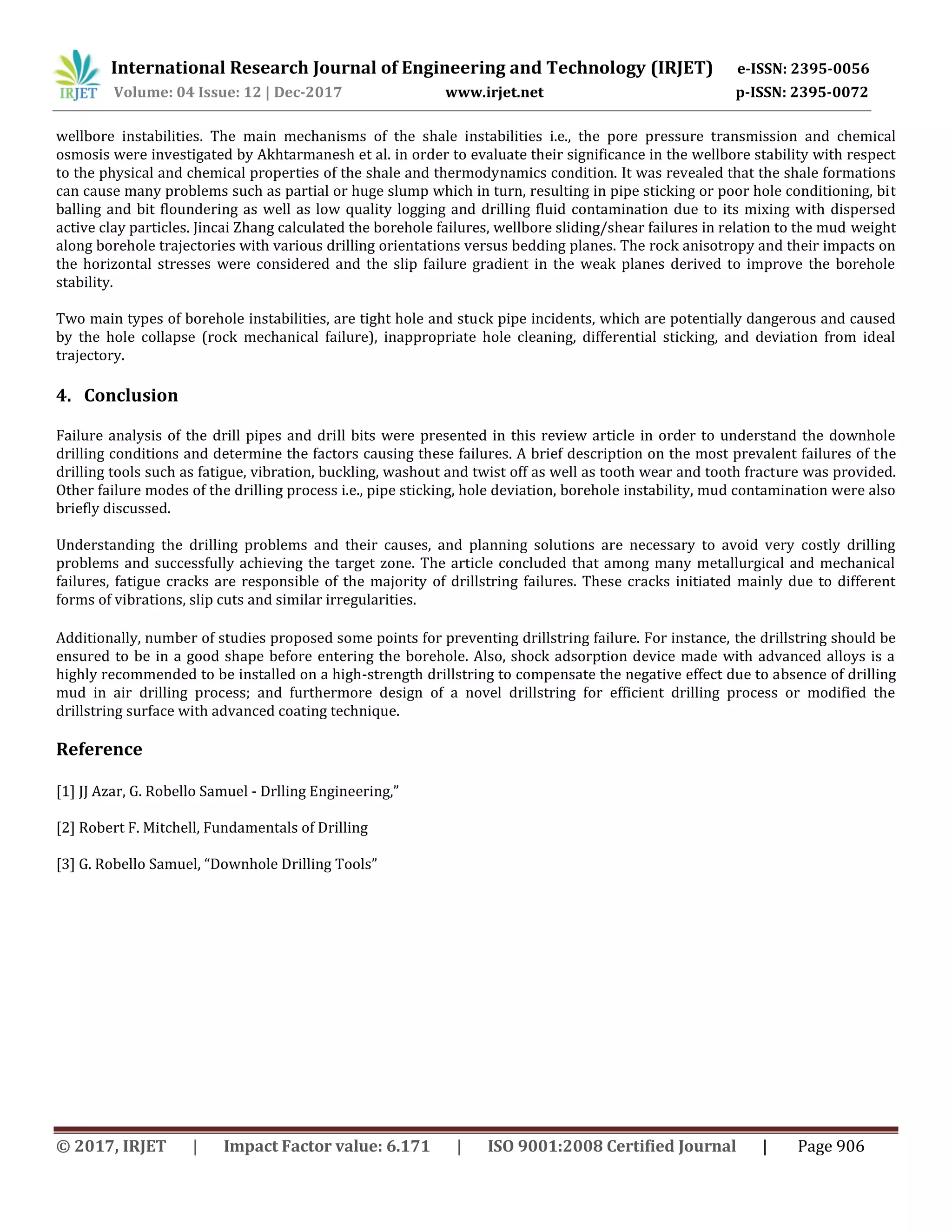 Field Failure Analysis of DTH Hammer Bit | PDF