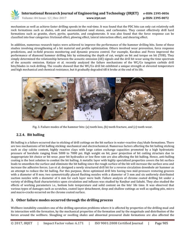 Field Failure Analysis of DTH Hammer Bit | PDF