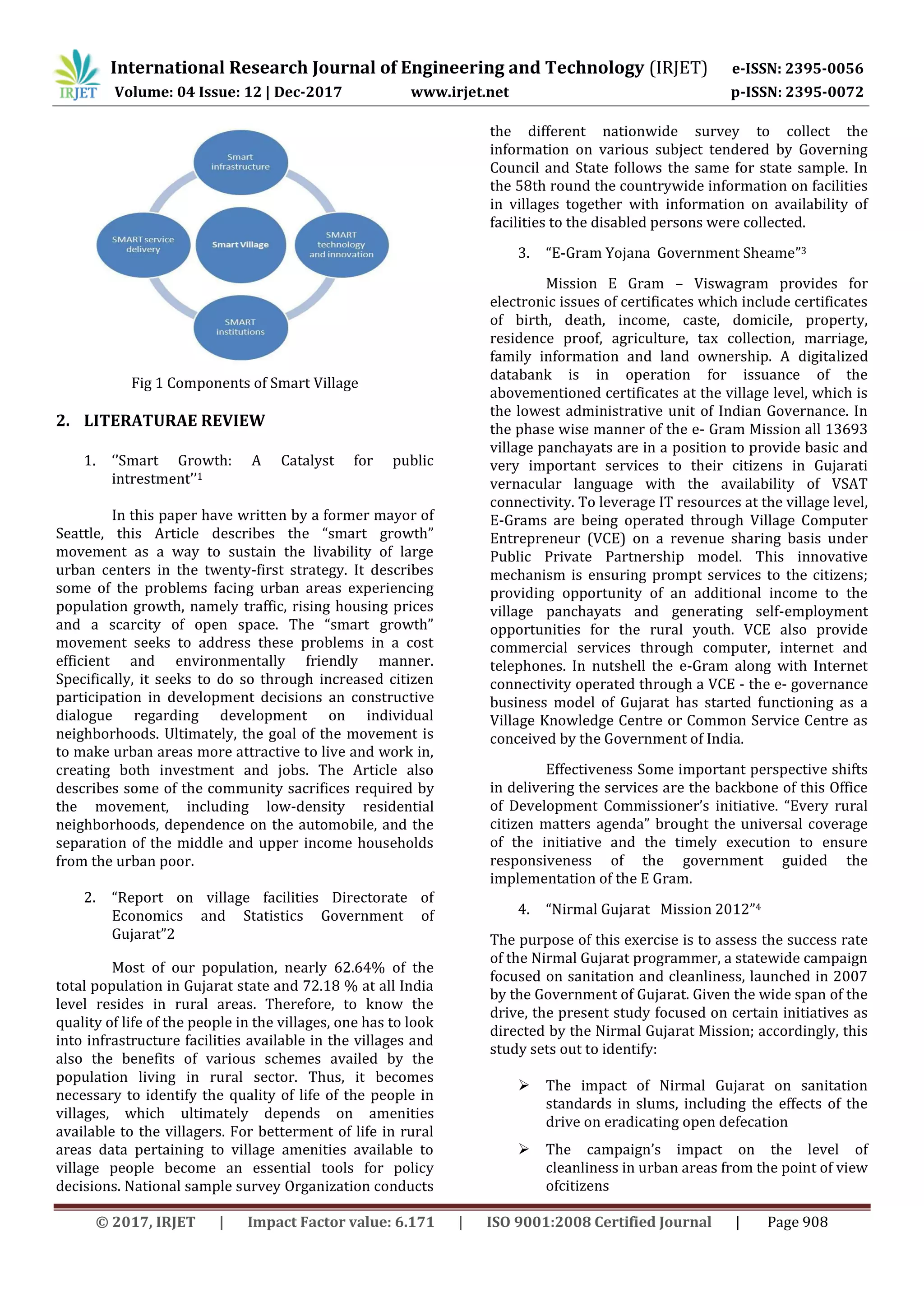 Smart Village a Case Study of Kolavada Village | PDF
