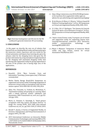 Virtual Automation using Mixed Reality and Leap Motion Control | PDF | Robotics | Technology ...