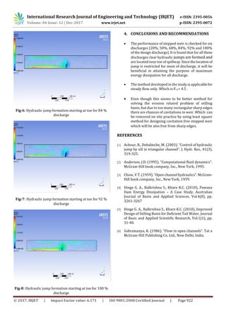 Restricting Hydraulic Jump Location Inside Stilling Basin for Maximum ...