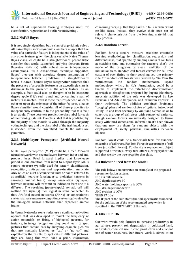 Crop Recommendation System to Maximize Crop Yield using Machine ...