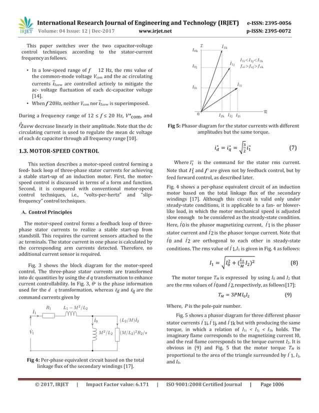 Use Of Modular Multilevel Cascade Inverter As A Method To Speed Sensorless Start Of An Induction