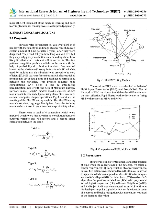 Applications of Artificial Neural Networks in Cancer Prediction | PDF