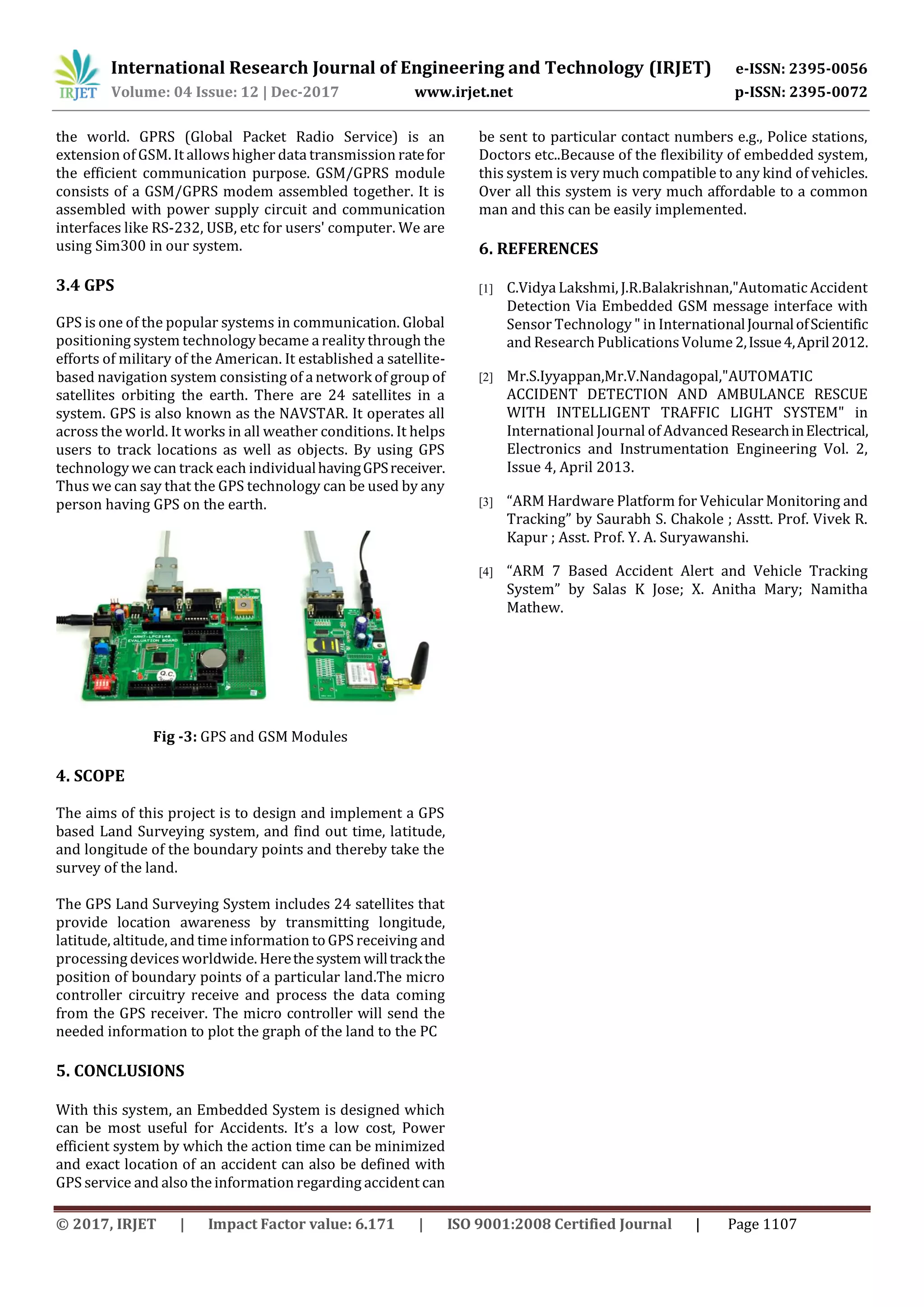 GPS Based Vehicle Location using ARM 7 LPC 2148 | PDF
