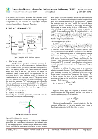 Study of DFIG Connected to Grid using Wind Energy System | PDF