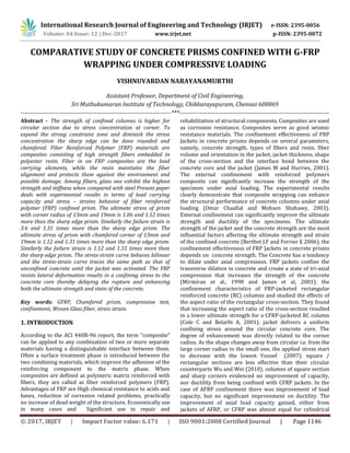 Comparative Study of Concrete Prisms Confined with G-FRP Wrapping Under ...