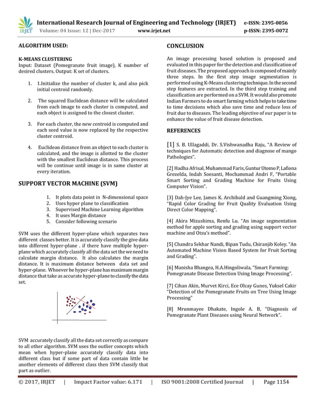 Fruit Disease Detection And Classification Pdf Agriculture Industries