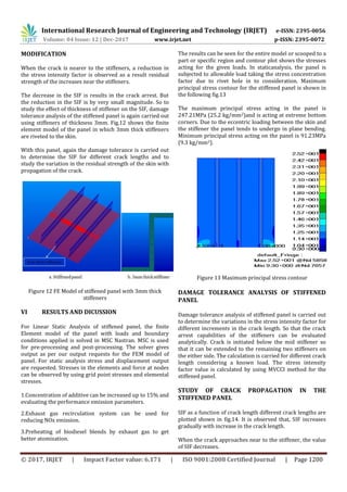 A Study on Damage Tolerance Evaluation of the Vertical Tail with the Z stiffened panel of a ...