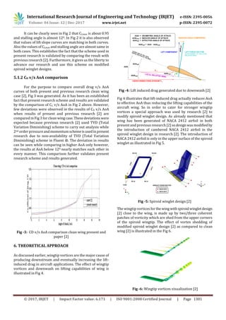 Design and Computational Fluid Dynamic Analysis of Spiroid Winglet to Study its Effects on ...