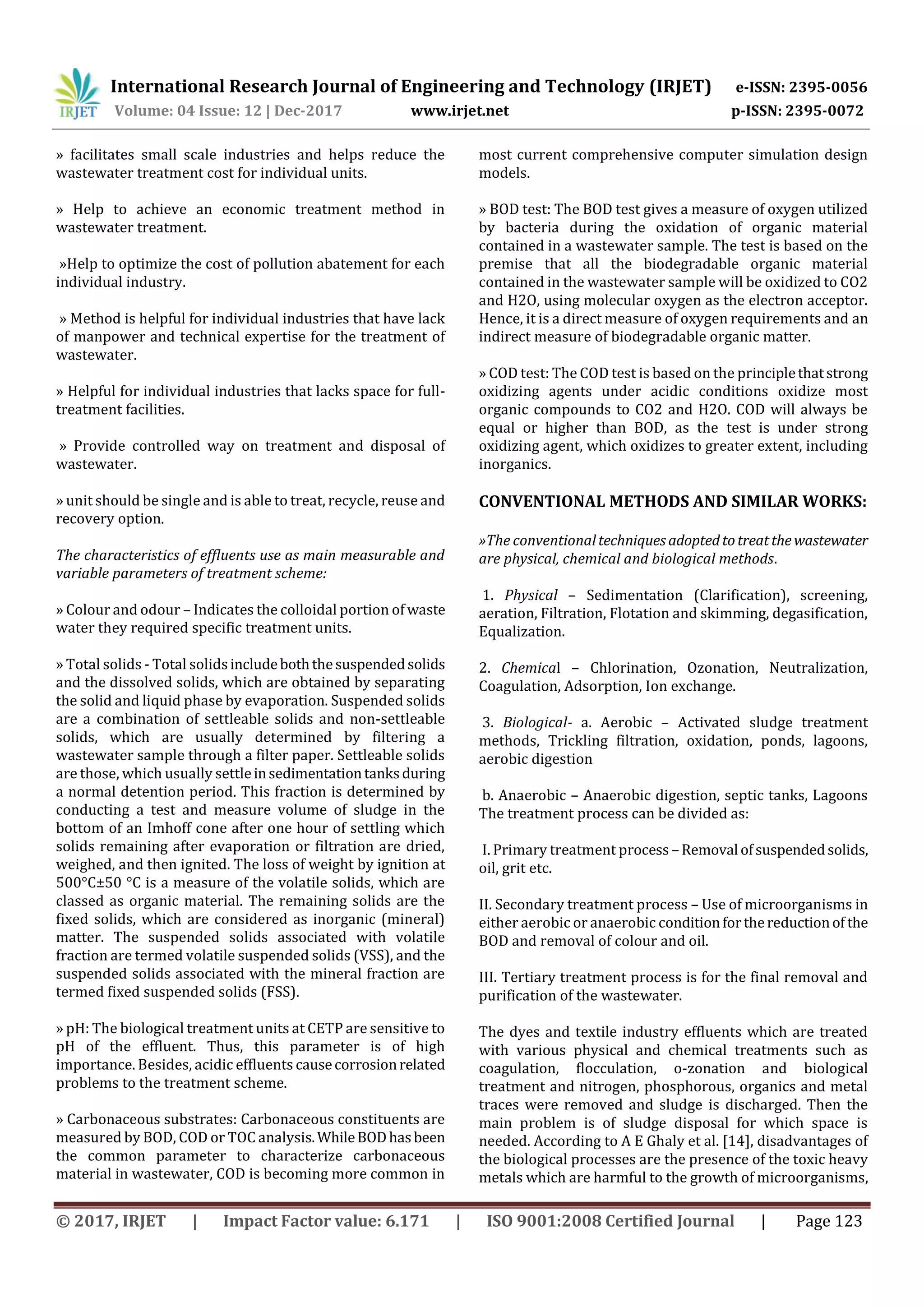 Dyes and Pigments Manufacturing Industrial Waste Water Treatment ...