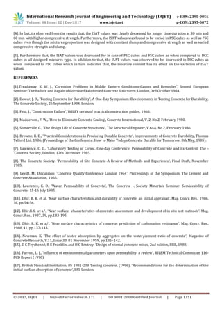 Evaluation of Saturated Conditioned Concrete Cubes by Initial Surface ...