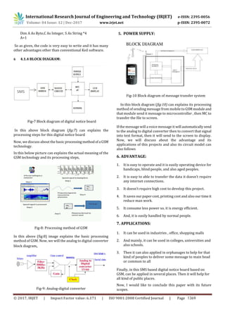 SMS based Wireless Digital Board with Voice Recognition Based on GSM | PDF