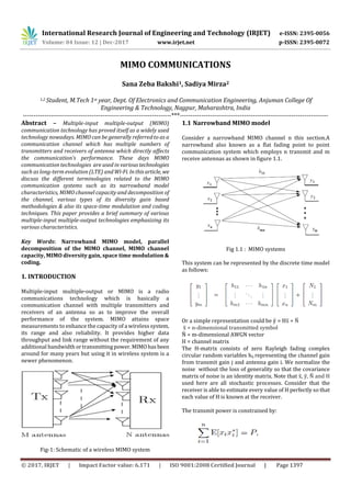 MIMO Communications | PDF