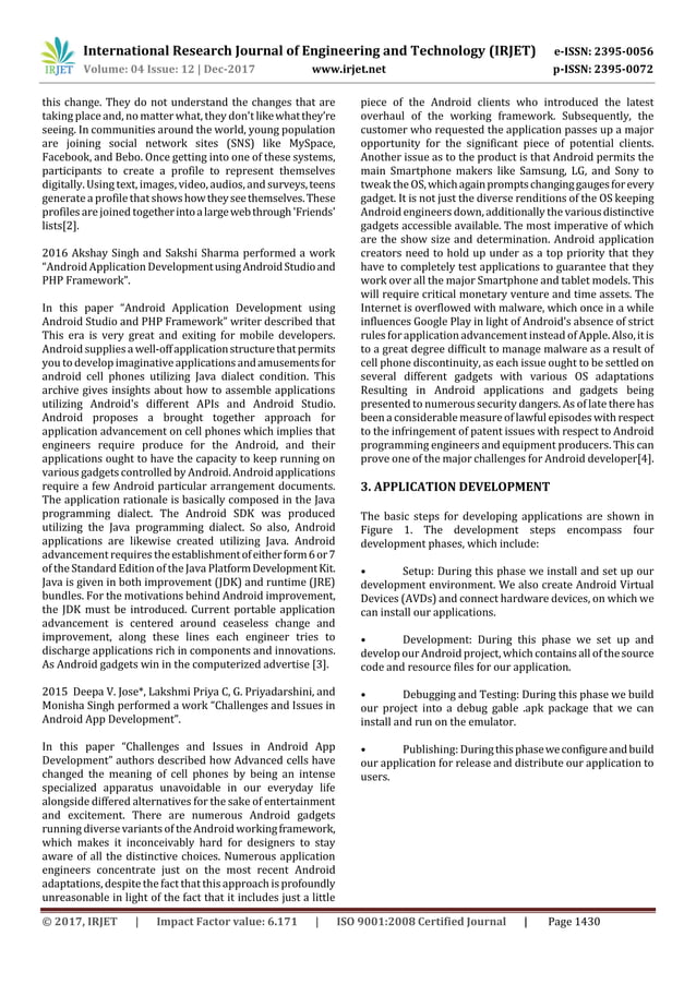 Android Application Development For Social Network Pdf Free Download