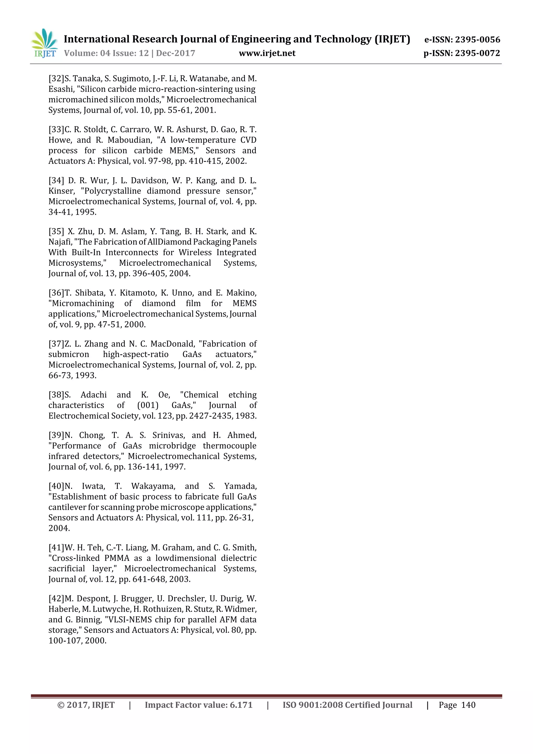 Evolution of MEMS Technology | PDF