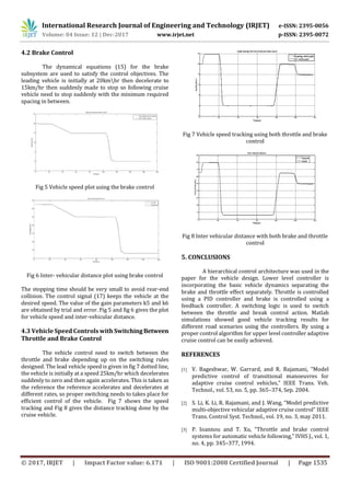 Vehicle Dynamics and Drive Control for Adaptive Cruise Vehicles | PDF | Physics | Science