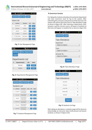 Android -based Smart Student Attendance System | PDF