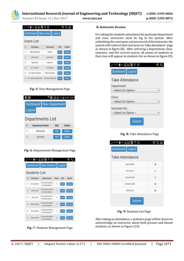 Android -based Smart Student Attendance System | PDF