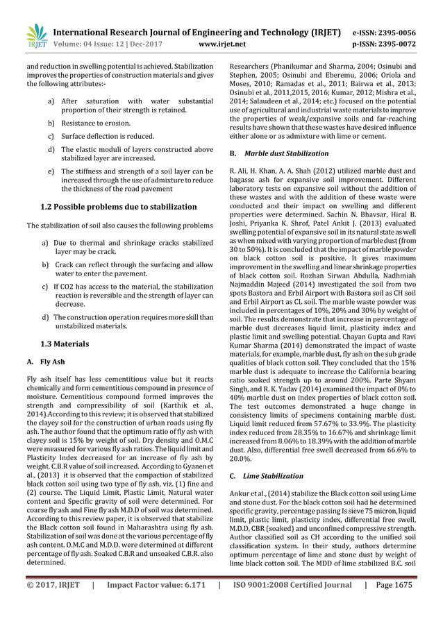 A Critical Review on Soil Stabilization using Different Industrial ...