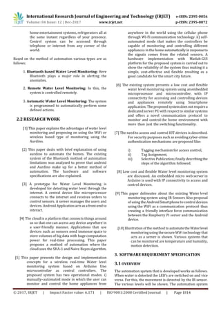 Water Level Monitoring System using IOT | PDF