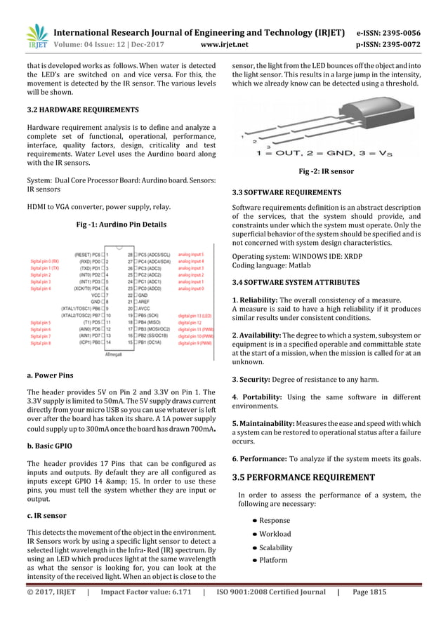 Water Level Monitoring System using IOT | PDF