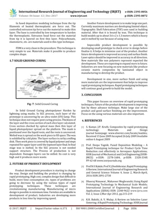 Product Development for Future using Rapid Prototyping Techniques | PDF