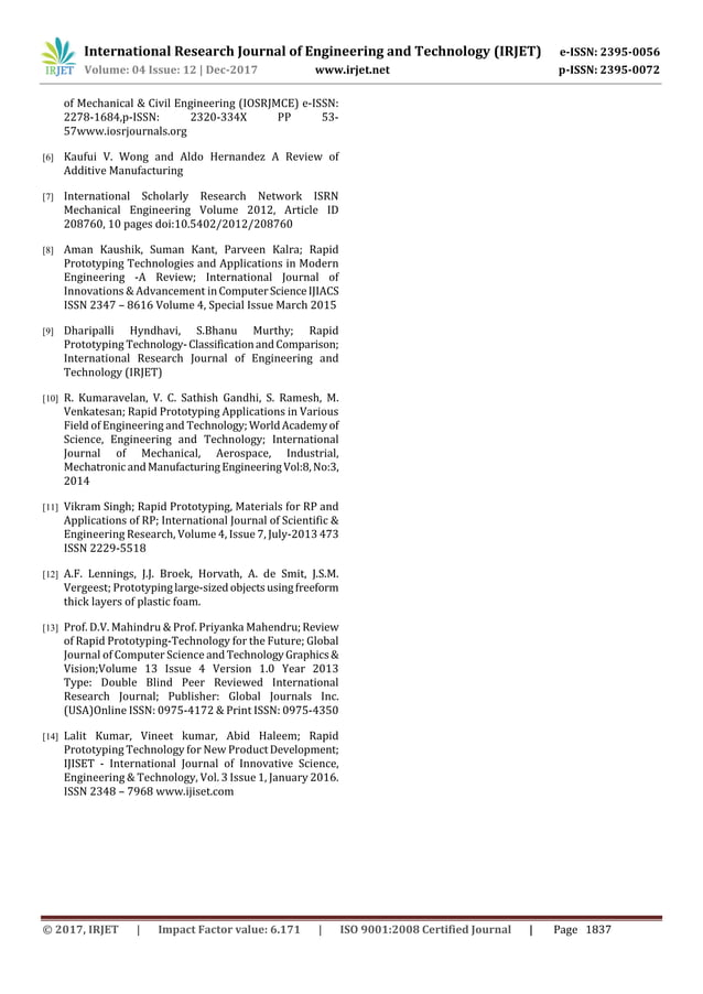 Product Development for Future using Rapid Prototyping Techniques | PDF