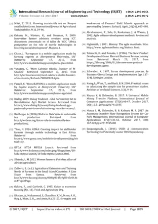 Analysis and Design of a Tea Farming Information System | PDF ...
