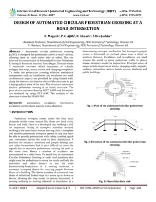 Design of Automated Circular Pedestrian Crossing at a Road Intersection ...