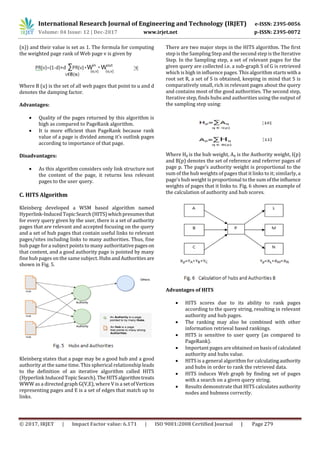 IRJET- Page Ranking Algorithms – A Comparison | PDF