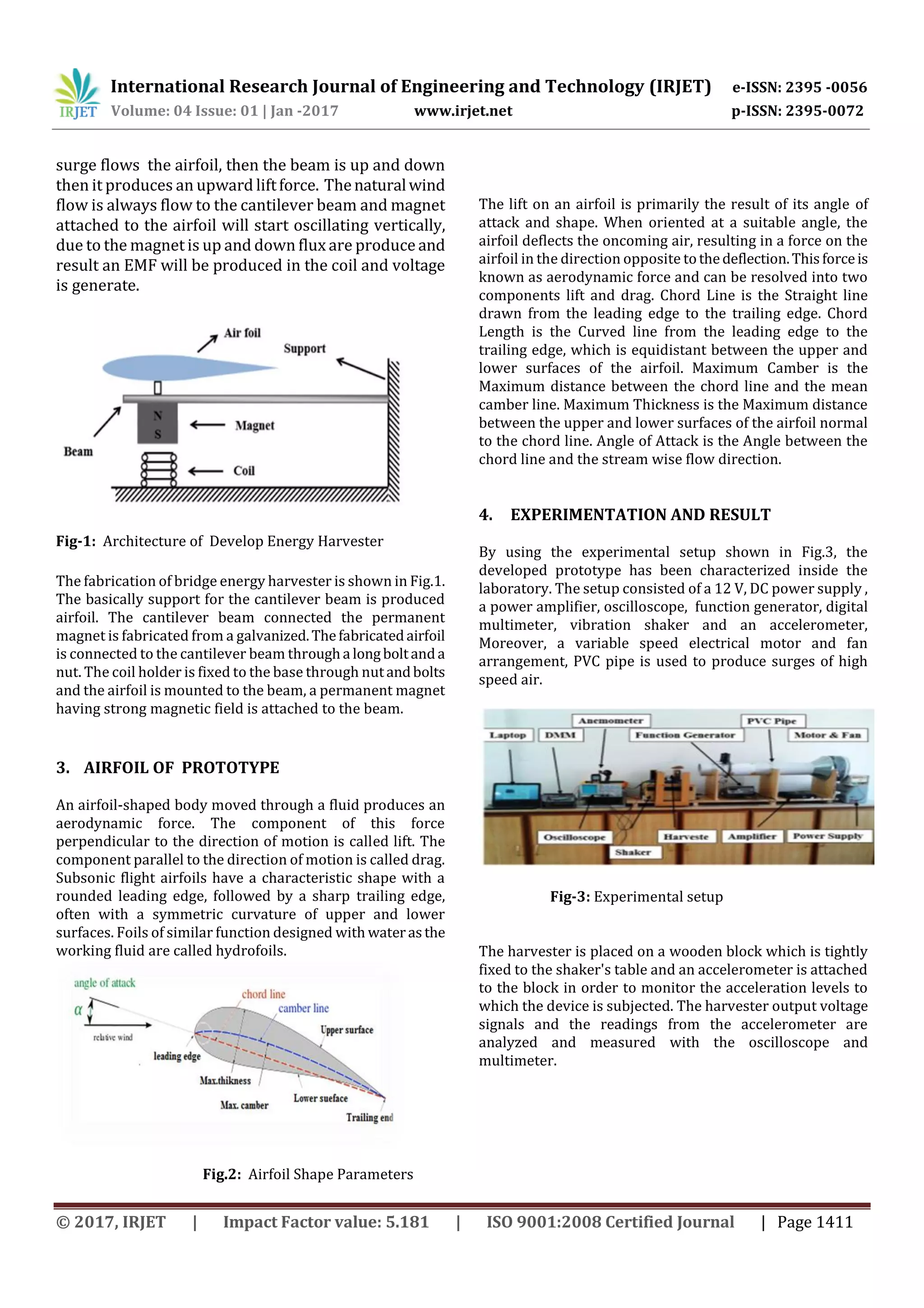 Study On Electromagnetic Based Bridge Energy Harvester Using Bridge's Vibrations and Ambient ...