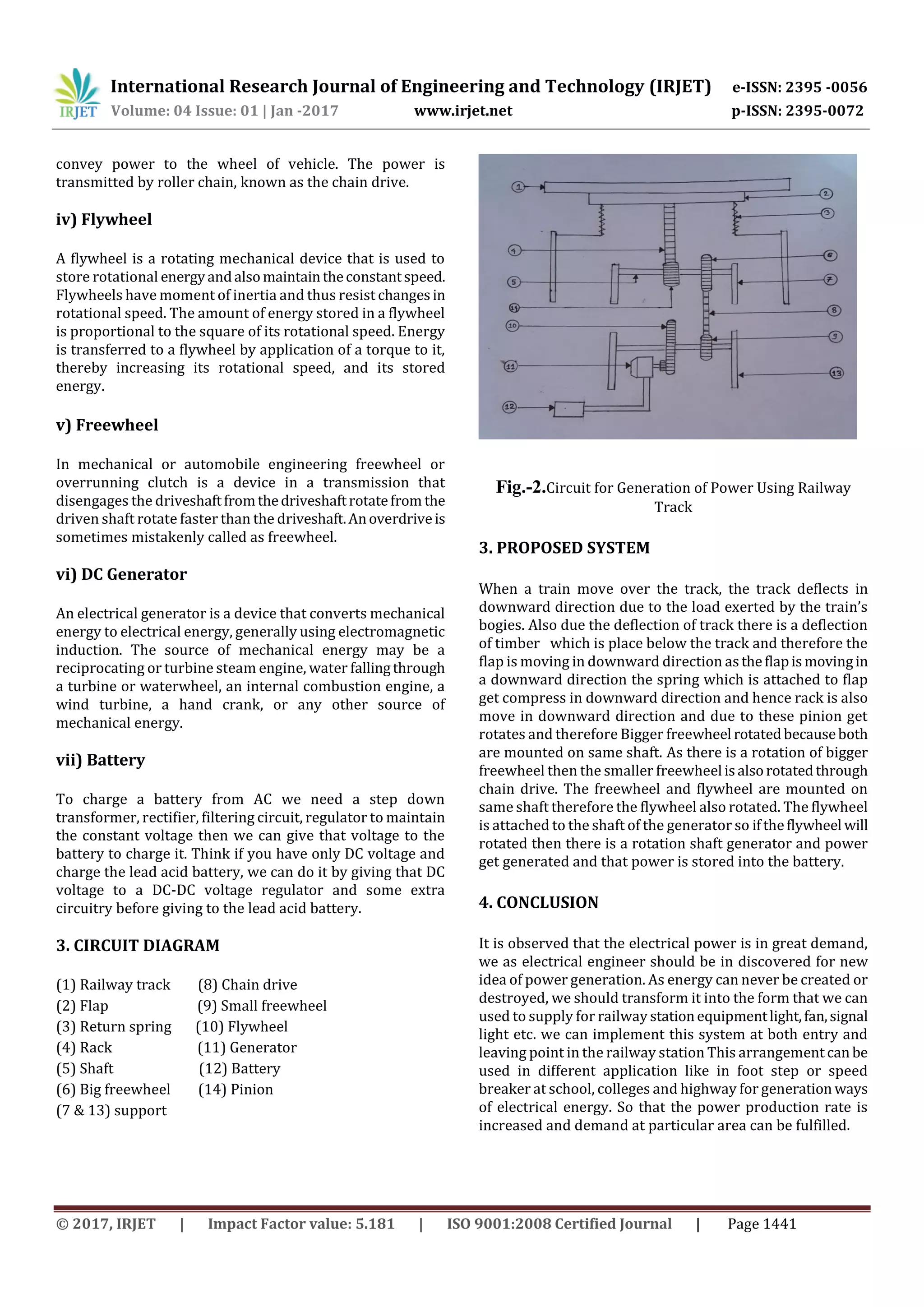 Generation Of Power using Railway Track | PDF | Rail Travel | Travel Type