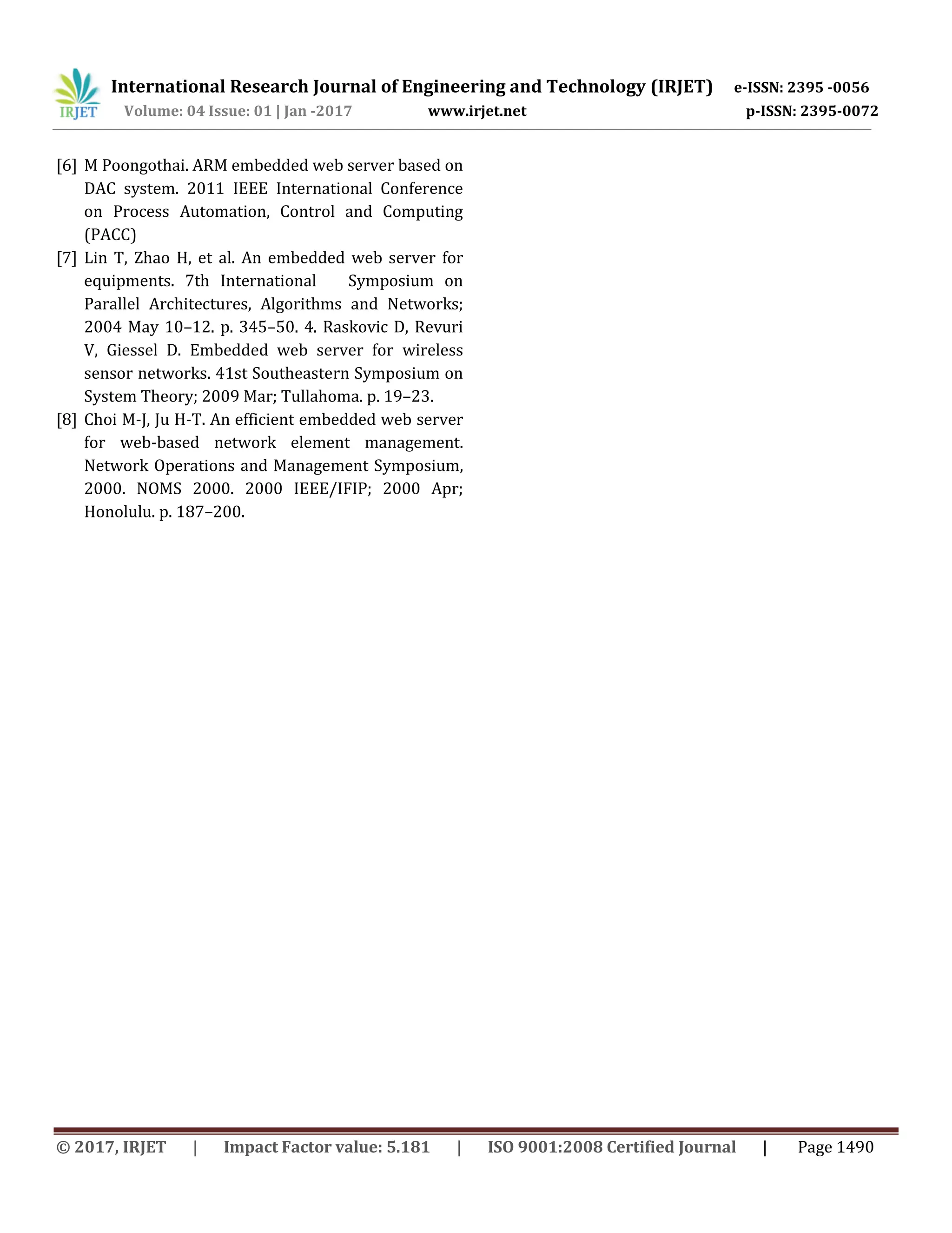 Green House Automation using IoT | PDF