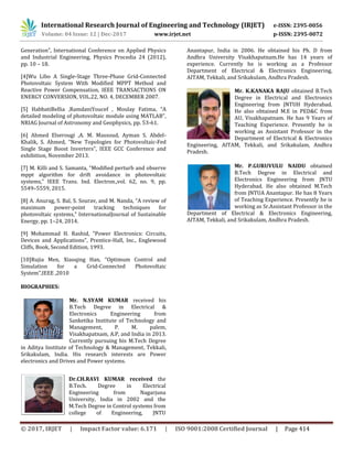 A New Simulation Approach of 3-Φ Transformer-less Grid Connected PV Inverter using Hysteresis ...