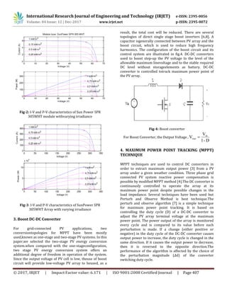 A New Simulation Approach of 3-Φ Transformer-less Grid Connected PV Inverter using Hysteresis ...