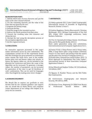 Colour Based Cryptography | PDF