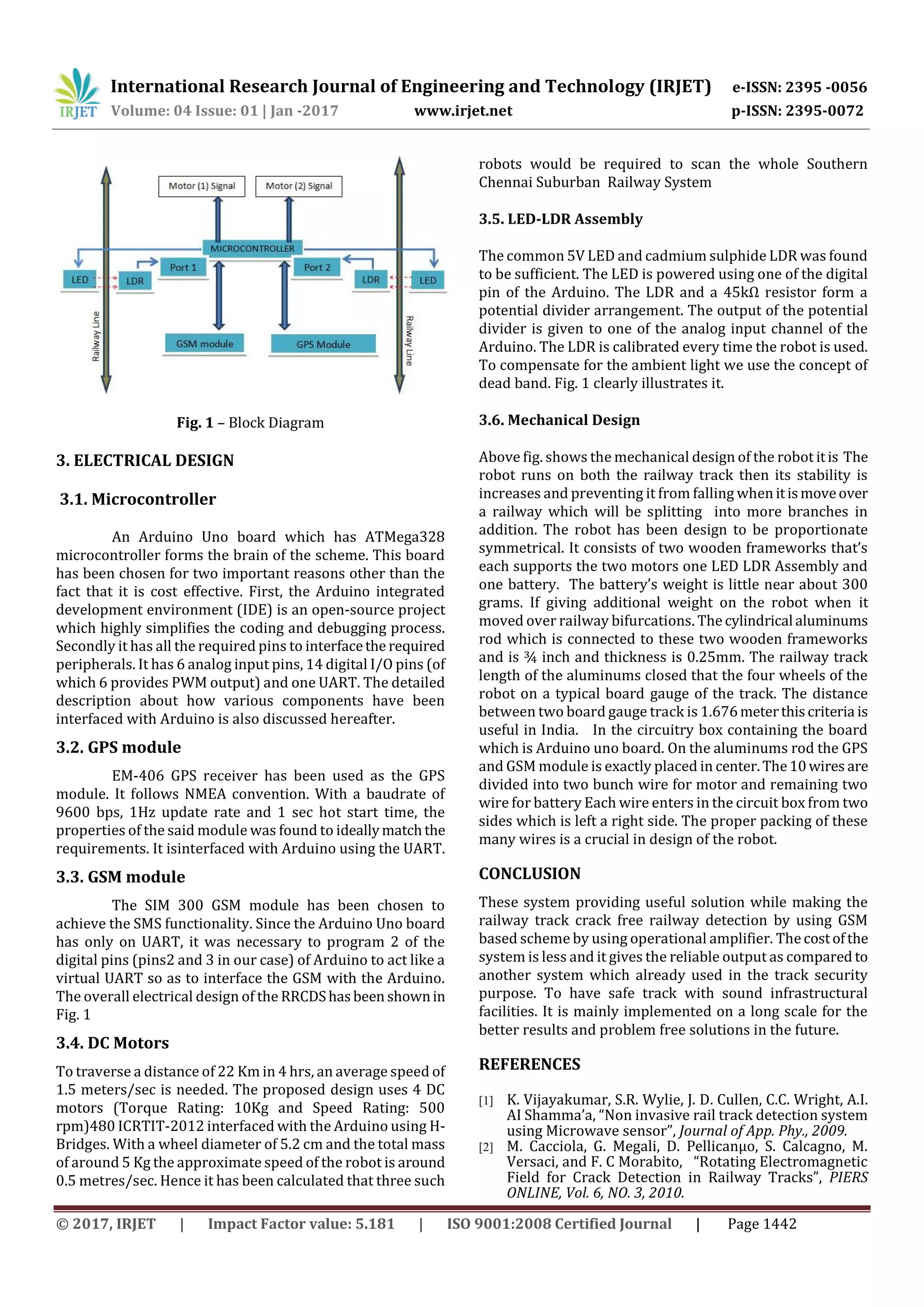 Review on Railway crack detection by LED-LDR assembly | PDF | Rail Travel | Travel Type