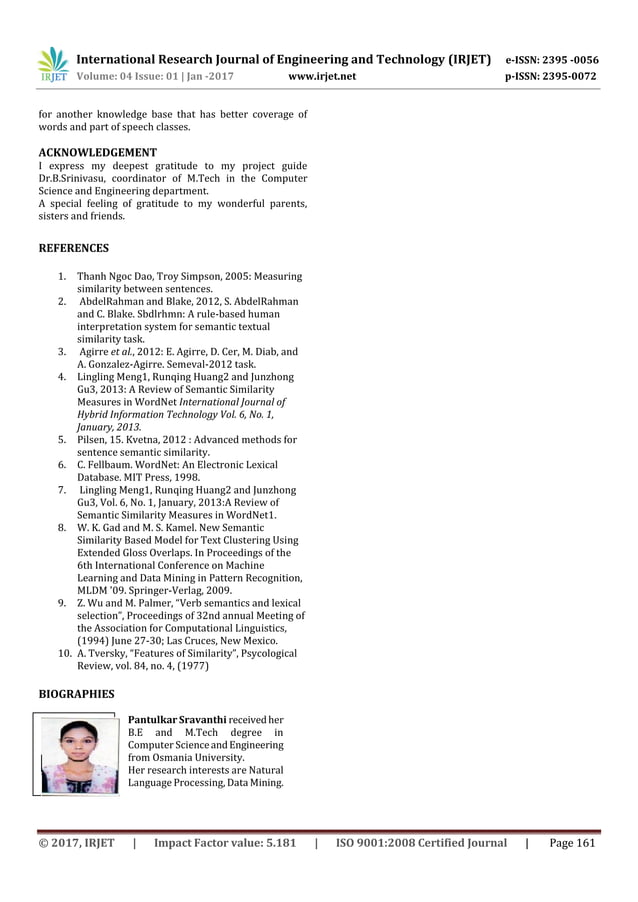 Semantic Similarity Between Sentences | PDF Semantic Similarity Between Sentences | PDF