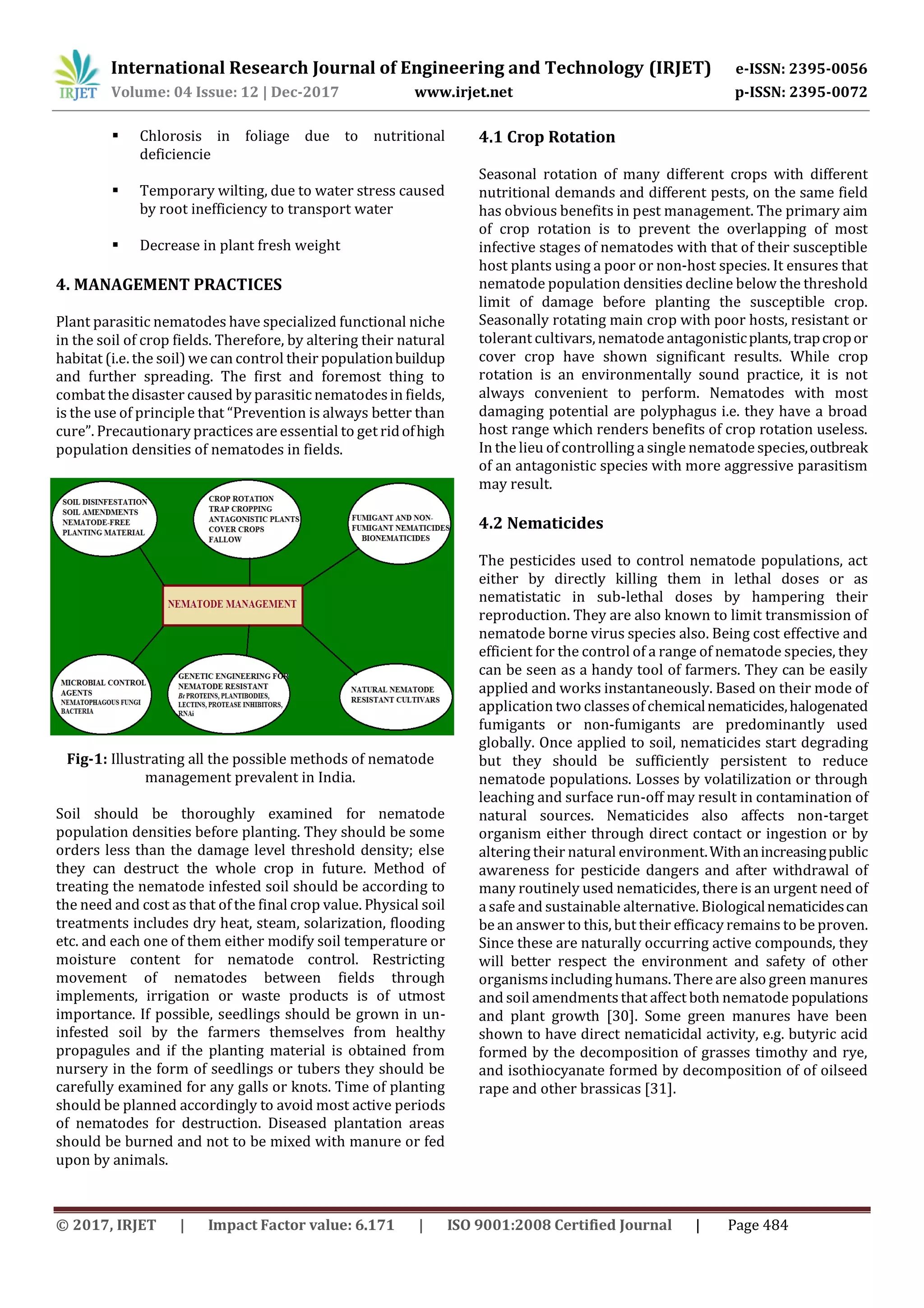 Recent Trends in Nematode Management Practices: The Indian Context | PDF
