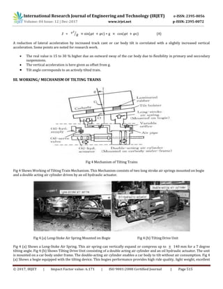 High Speed Tilting Train Technology | PDF