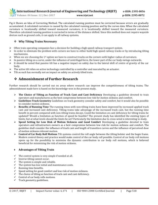 High Speed Tilting Train Technology | PDF