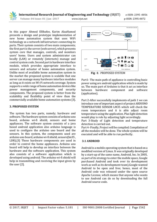 Iot Based Home Automation System Using Arduino Board Pdf 9218